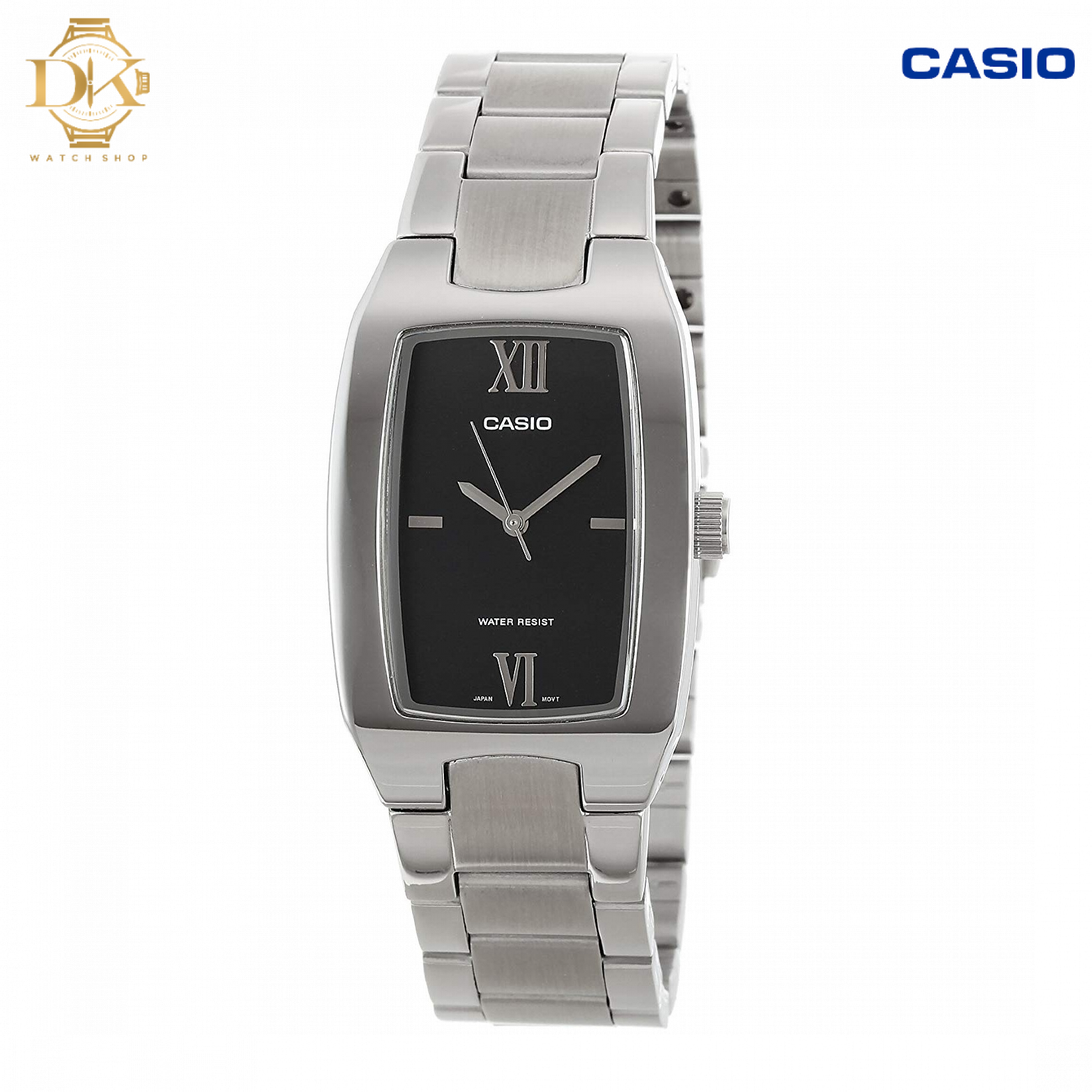 Casio Watch for Men's MTP-1165A-1C2DF Silver Stainless Steel Strap 30m ...