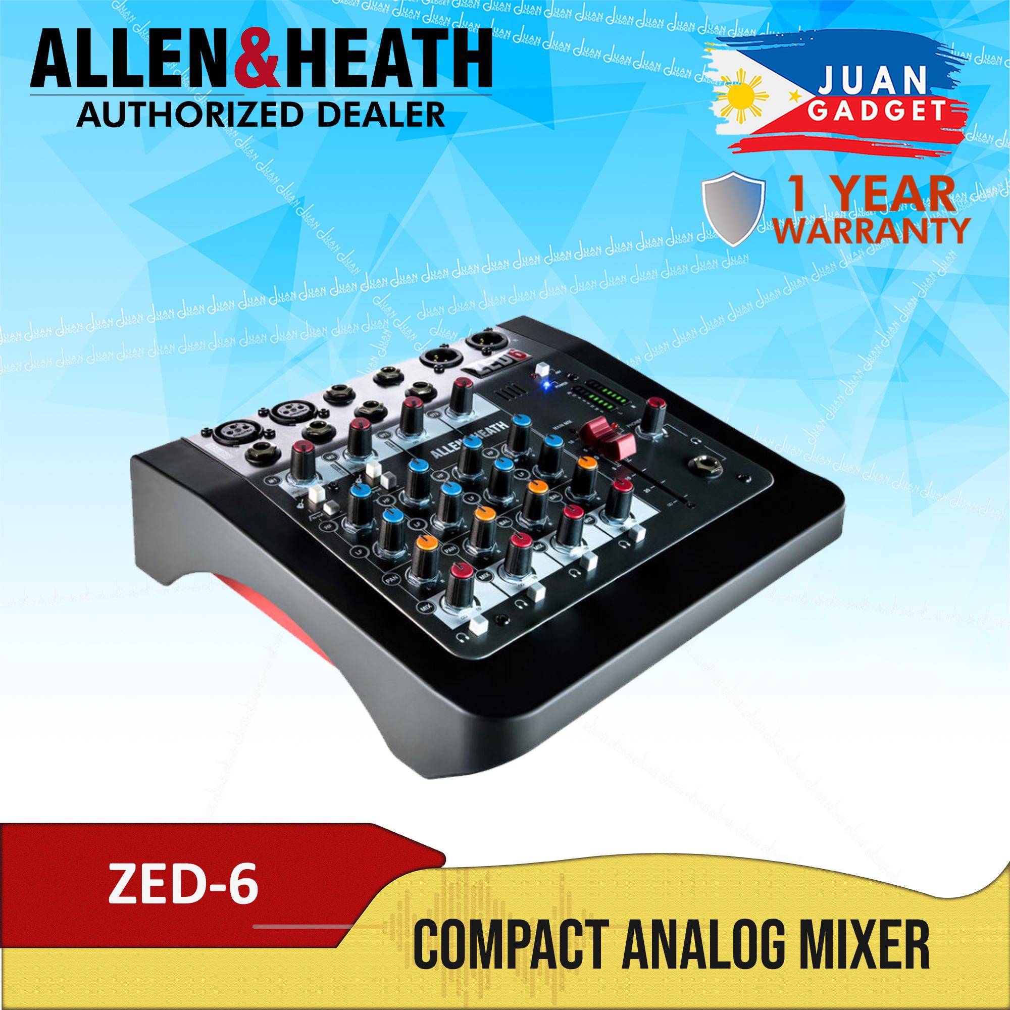 Allen & Heath ZED-6 Compact Analog Mixer | JG Superstore | Lazada PH