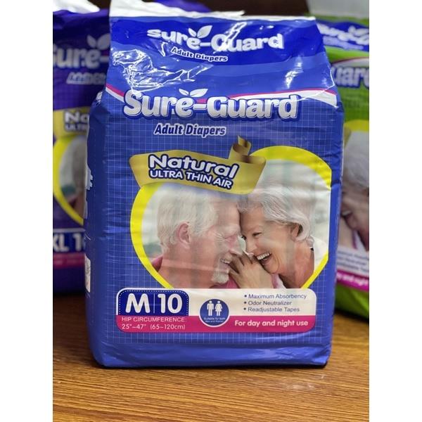 free shopping ADULT DIAPER MEDIUM LARGE AND X-LARGE (SUREGUARD) | Lazada PH