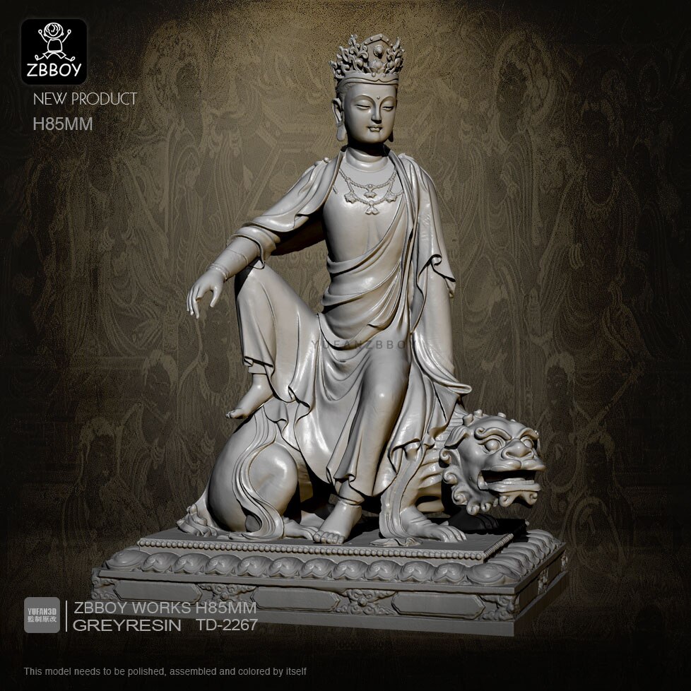85MM Resin Figure Kits Buddha Model Self-assembled TD-2267 - jin nuo ...