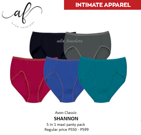 Avon Classic SHANNON 5 in 1 maxi panty pack | Lazada PH