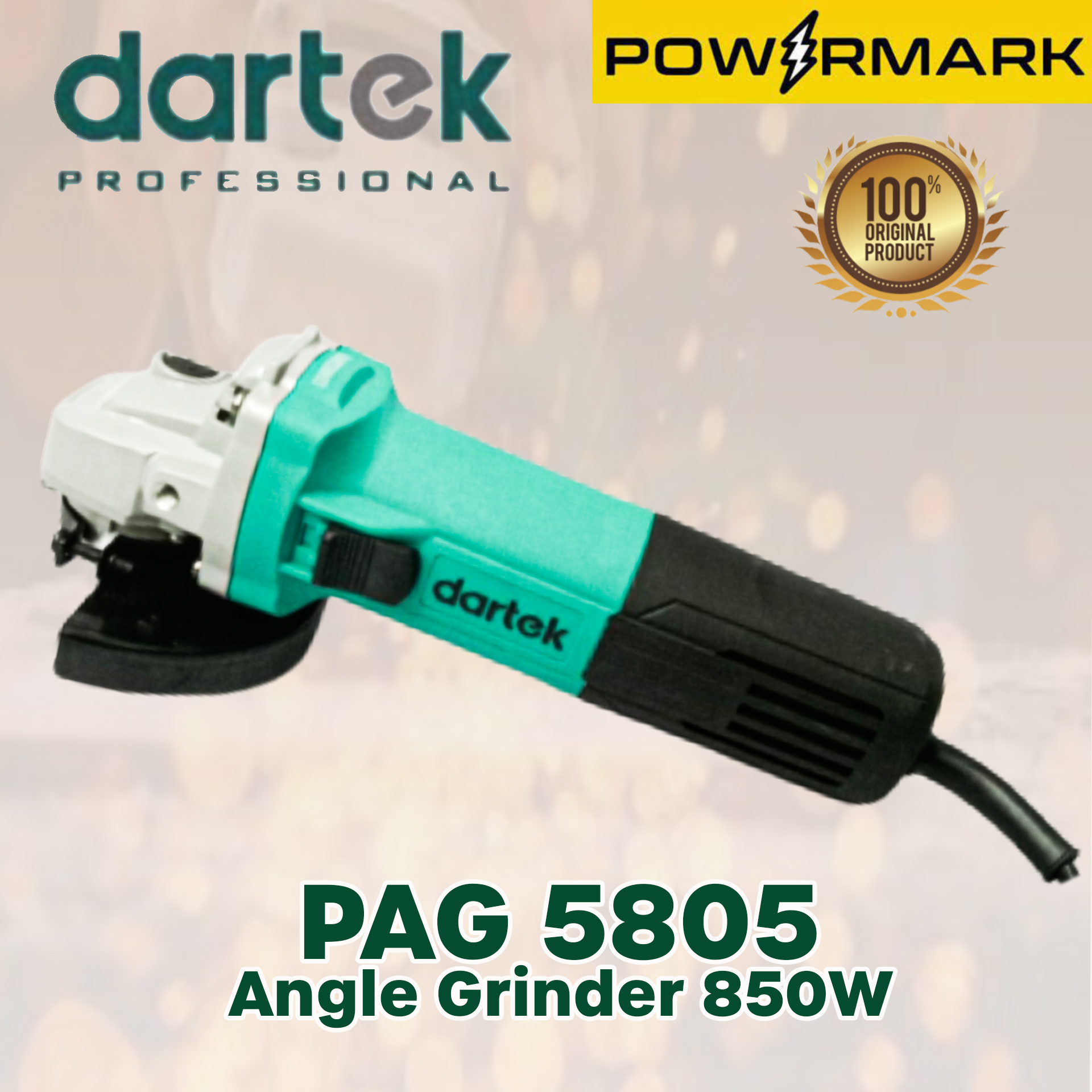 DARTEK PAG 5805 Angle Grinder 850W {POWERMARK | DPT] | Lazada PH