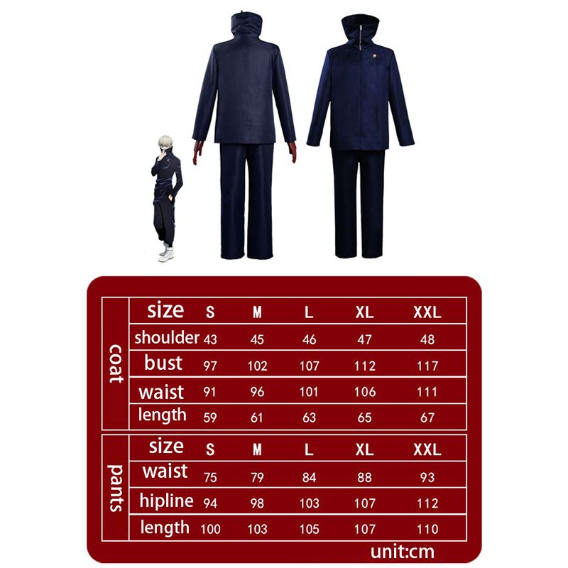 New Jujutsu Toge Inumaki Anime Cosplay Costumes School Uniform ...