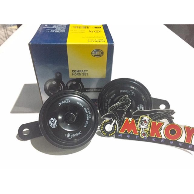 HELLA COMPACT HORN SET/BLACK HORN | Lazada PH