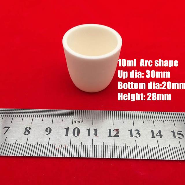 3ml/4ml /5ml 10 ml 15ml 99 pure alumina corundum crucible / Al2O3 ...