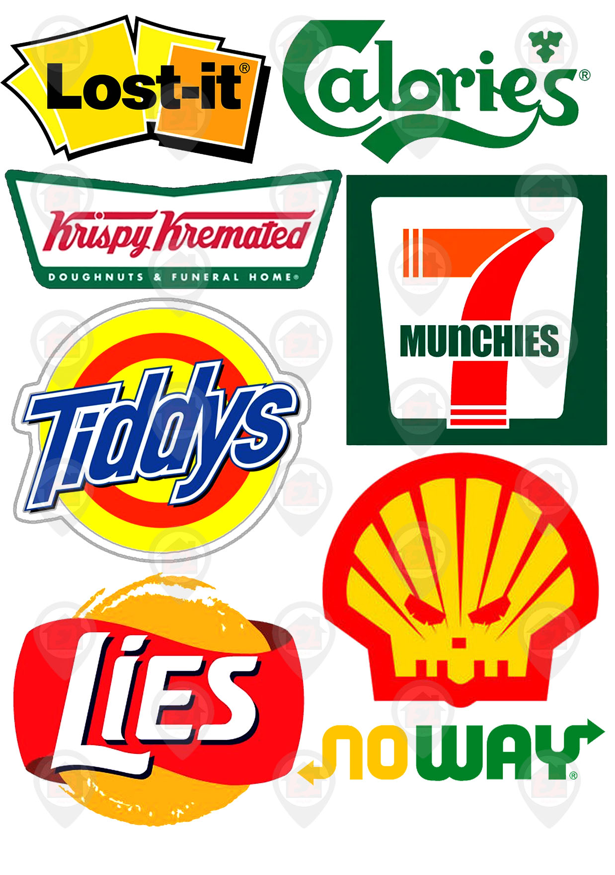 SPOOFS BRAND LOGOS WATERPROOF AND LAMINATED STICKERS PER SET | Lazada PH