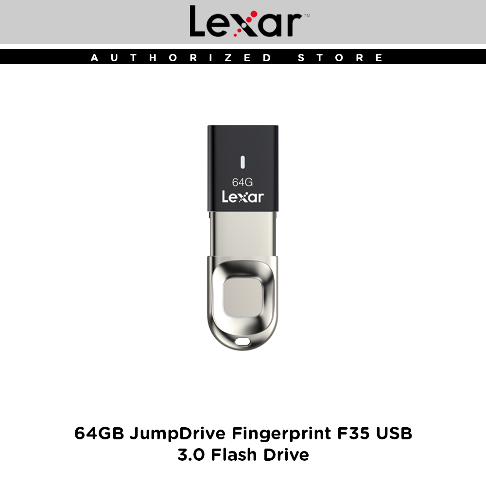 Lexar JumpDrive Fingerprint F35 USB 3.0 Flash Drive | Lazada PH