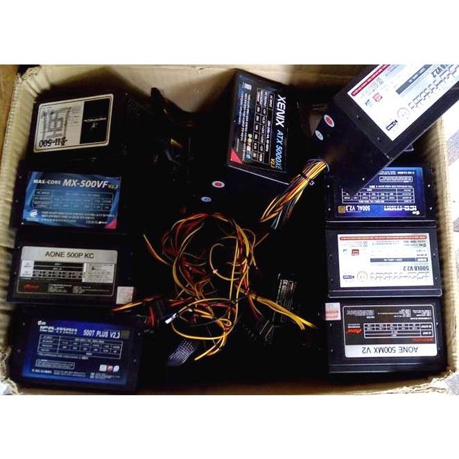 500W and 600W TRUE RATED PSU WITH DUAL 6 2PIN AND 4PIN BIGFAN BLACK ...