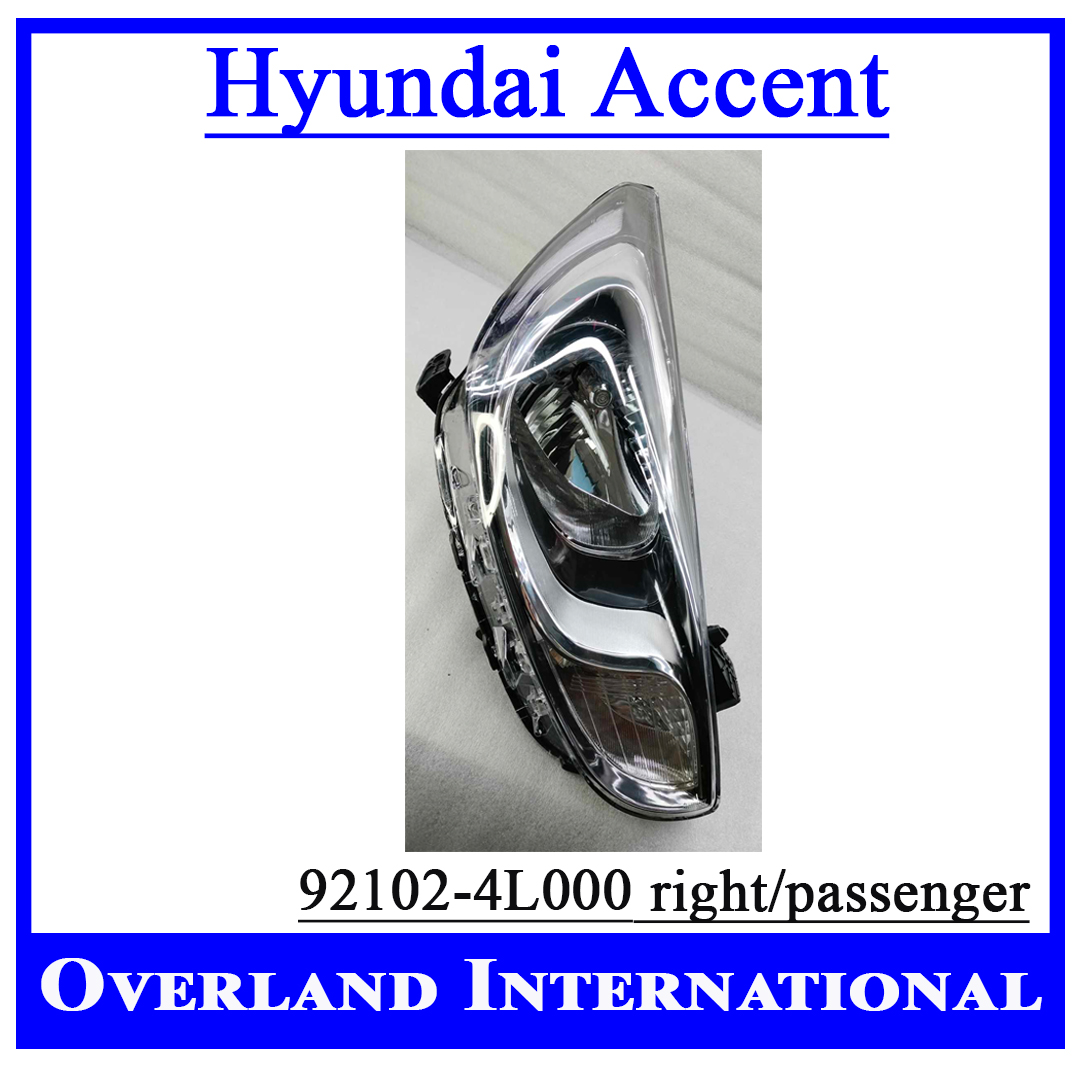 HEADLIGHT ASSEMBLY For Hyundai Accent 2011-2013 (Sold By Piece) Left ...