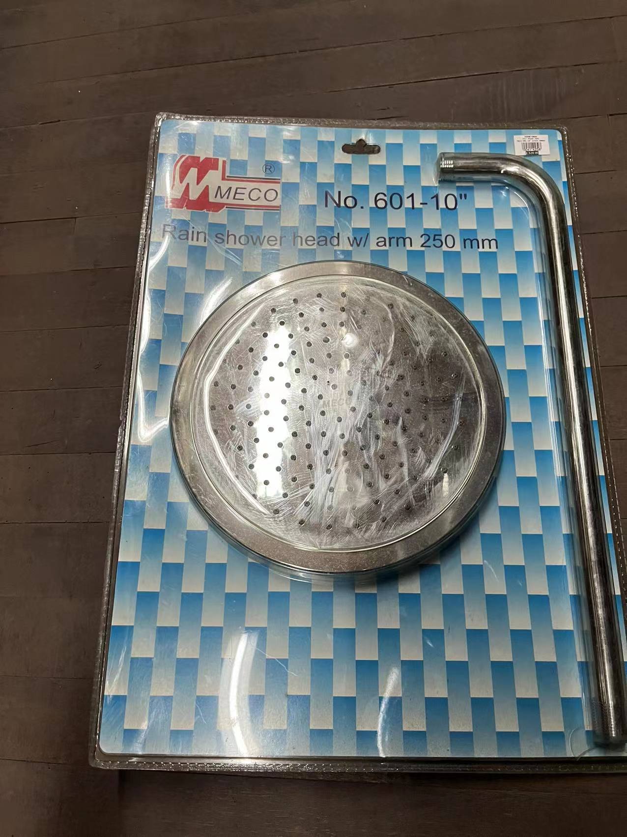 Original Authentic Meco Round Rain Shower Head with Handle 10 inch and ...