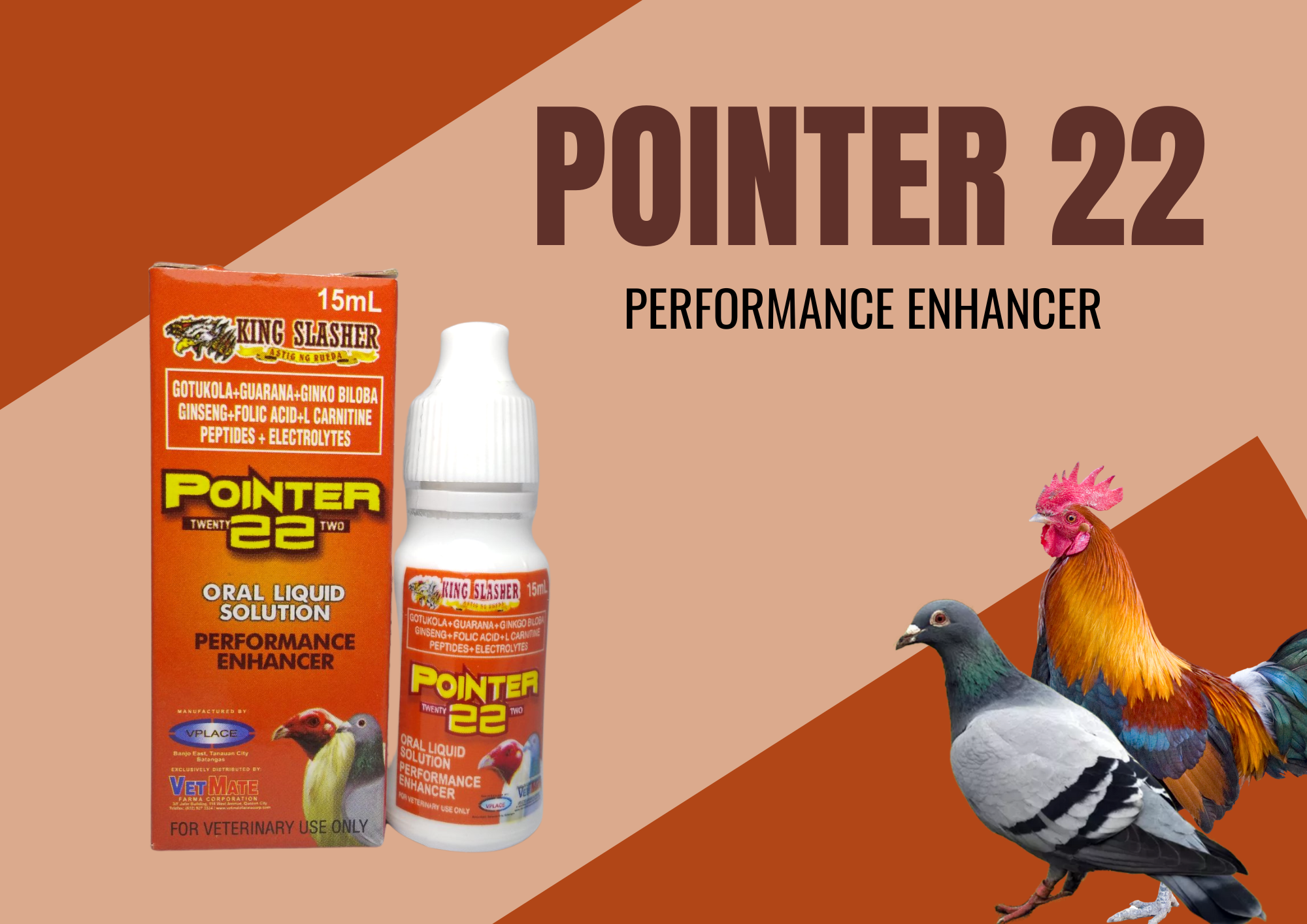 [ CL REYES AGRIVET] POINTER 22 (15ML) / PERFORMANCE ENHANCER / FOR ...