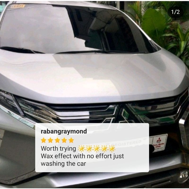 No Rinse Formula Car Shampoo with Concentrated Carnauba Wax 2000ml ...