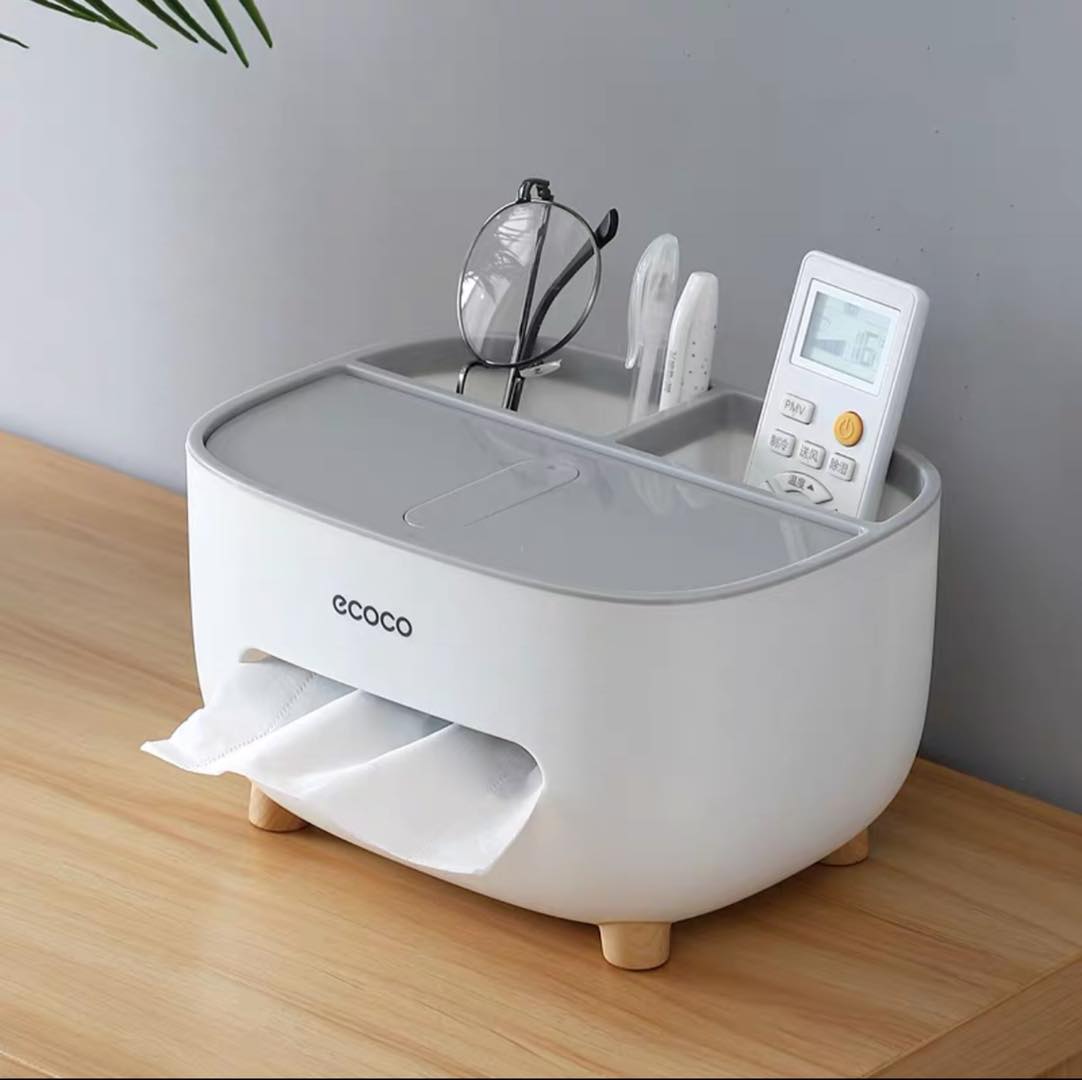 ECOCO Tissue Box Living Room Nordic Simple Multifunctional Creative ...