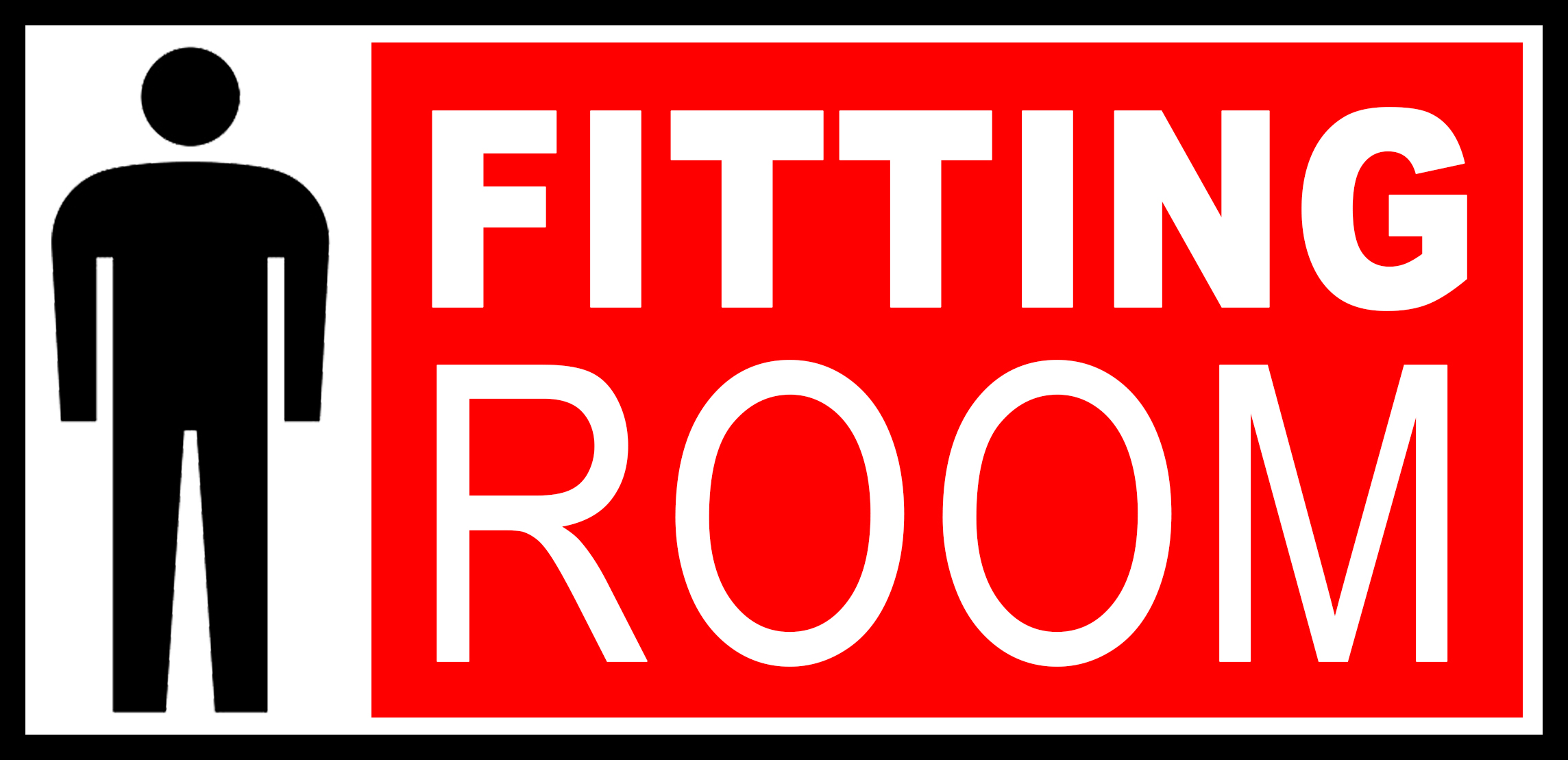 SIGN FITTING ROOM SIGNAGE PVC TYPE WATERPROOF AND NON-FADING | Lazada PH