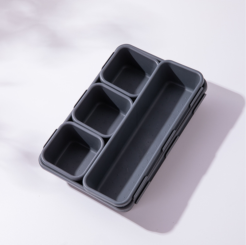 8pcs Set Organizer Box Trays Drawer Organizer Tray Cutlery Cosmetics ...