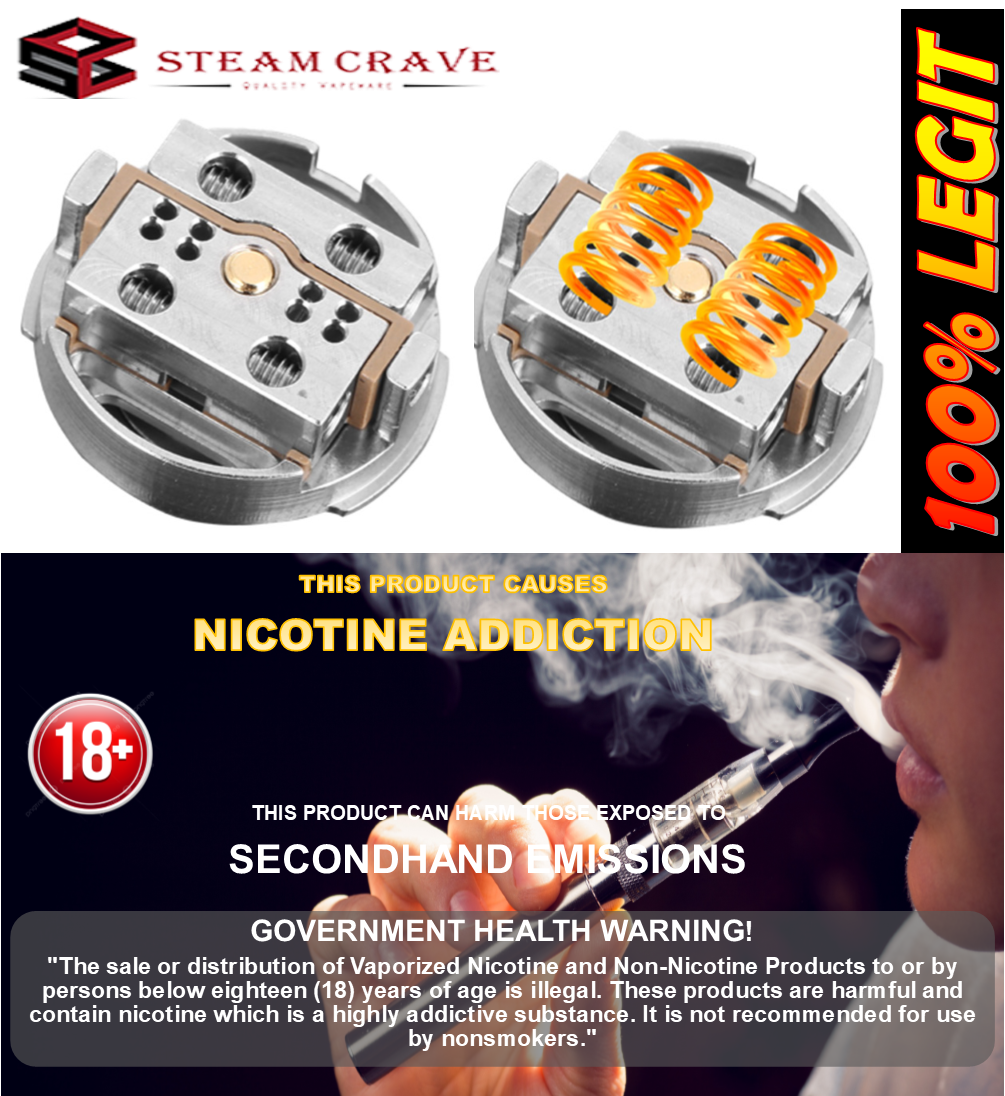 Steam Crave Aromamizer Plus V3 RDTA Atomizer Deck | Lazada PH