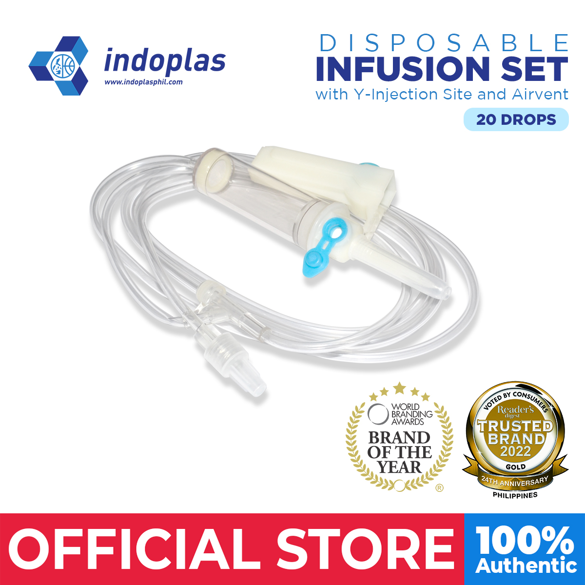 Indoplas Infusion Set - Macroset (20 Drops) 1 Piece | Lazada PH