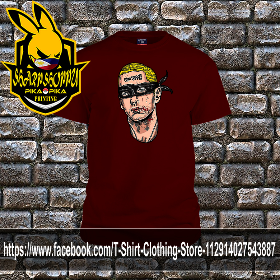 EMINEM SLIM SHADY PRINT & DESIGN UNISEX TEE T-SHIRT | Lazada PH