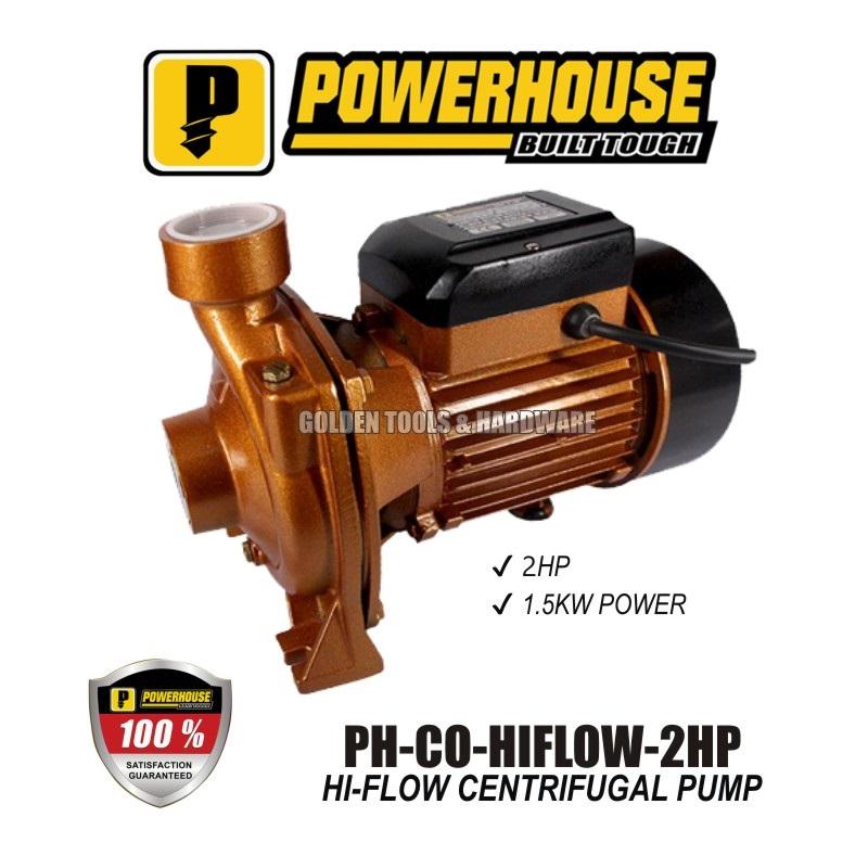 Powerhouse PH-CO-HIFLOW-2HP Centrifugal Pump 2 HP (Copper) | Lazada PH