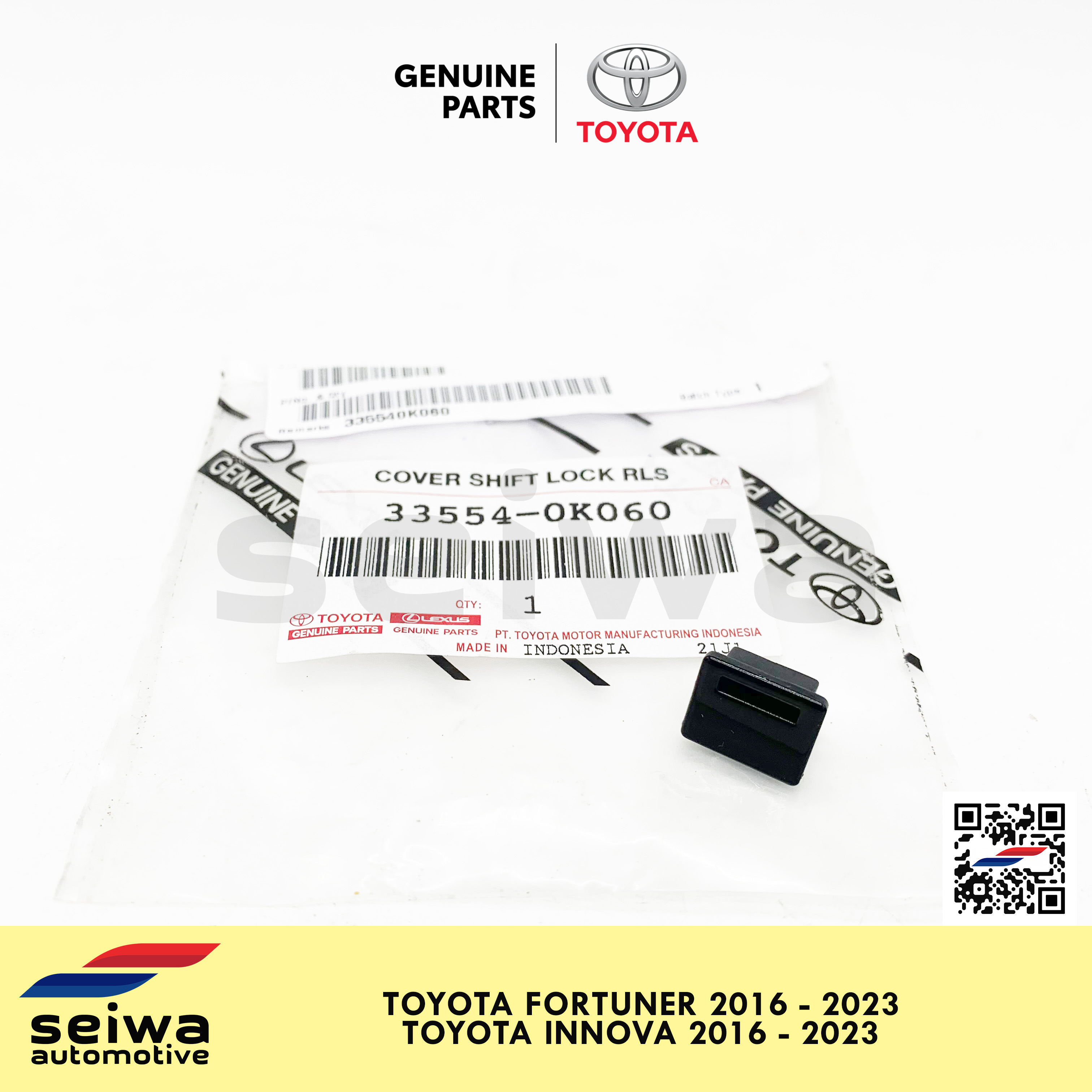 [2016 - 2023] Toyota Innova Shift Lock Cover - [2016 - 2023] Toyota ...