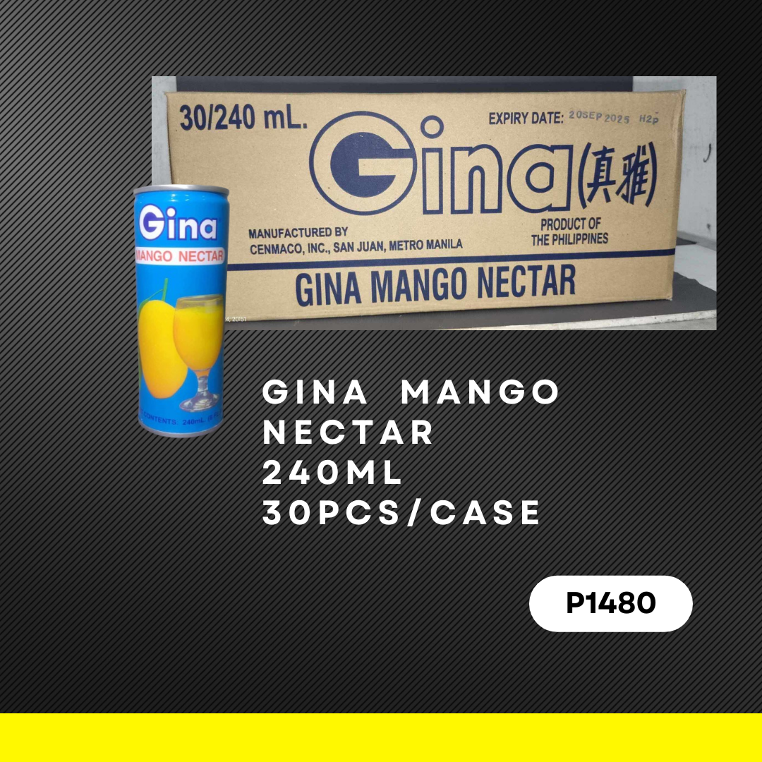 Gina Mango 240 mL Juice (30 Can) per case | Lazada PH