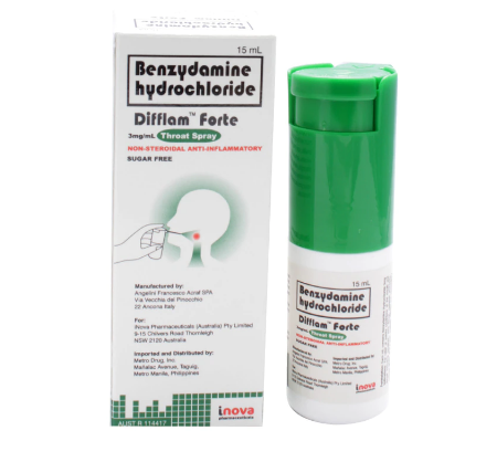 DIFFLAM Forte Throat Spray 3mg/mL 15mL | Lazada PH