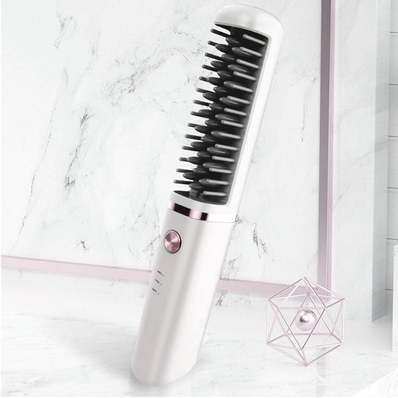 Multifunctional Hot Air Combs Cordless Hair Straightener Comb ...