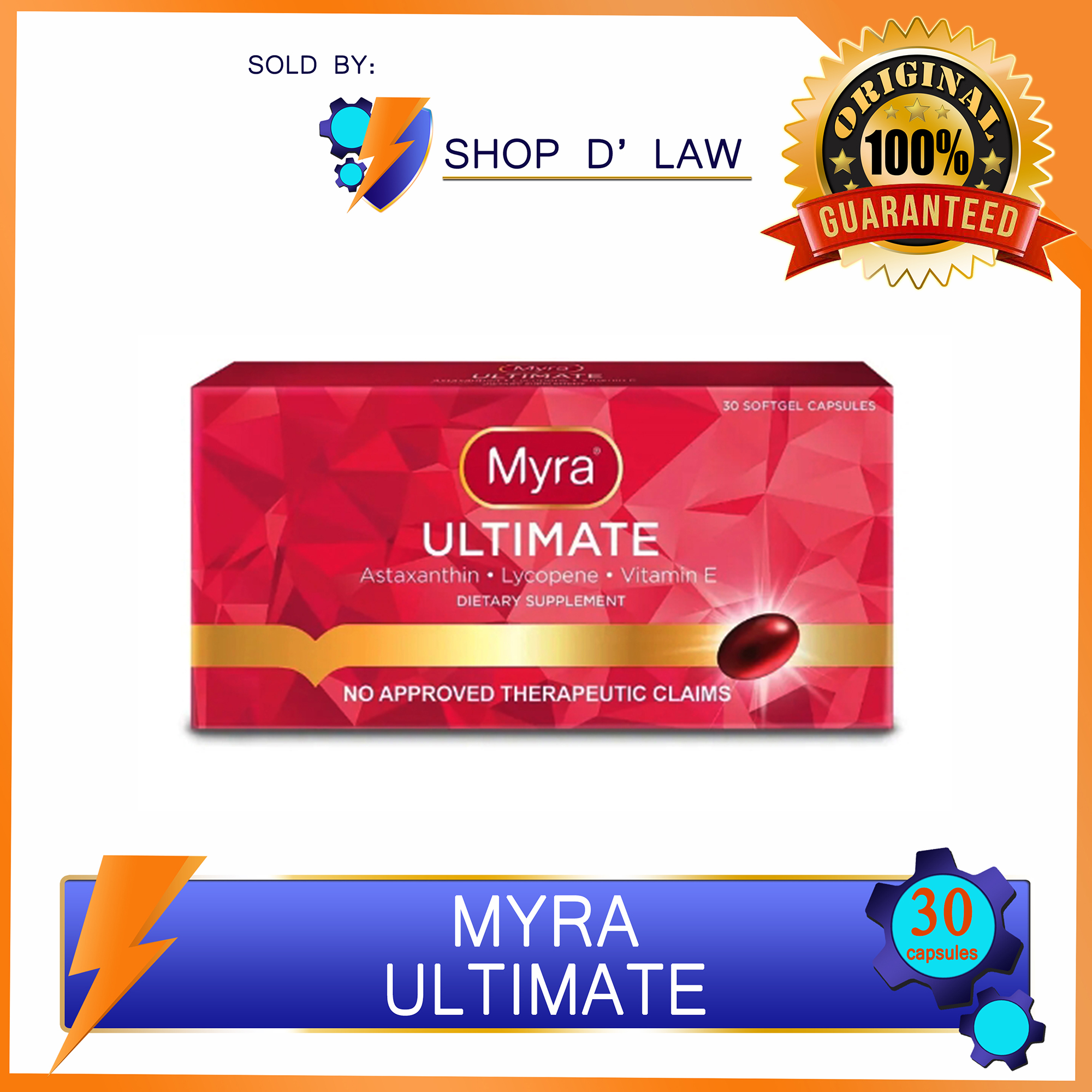 MYRA ULTIMATE Dietary Supplement (30 Softgel Capsules) | Lazada PH