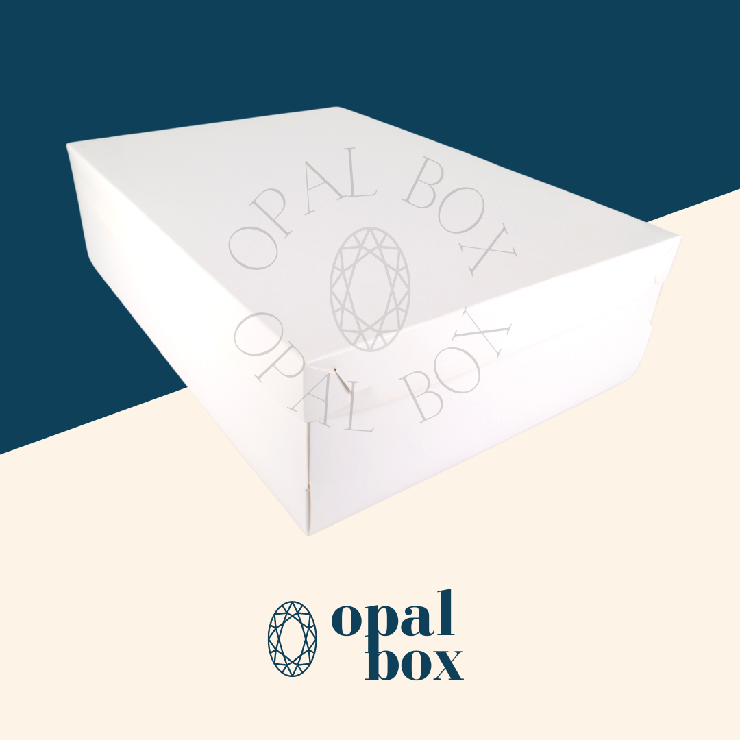 Opal Box | 10x14x4 WHITE RECTANGLE CAKE BOX | Lazada PH