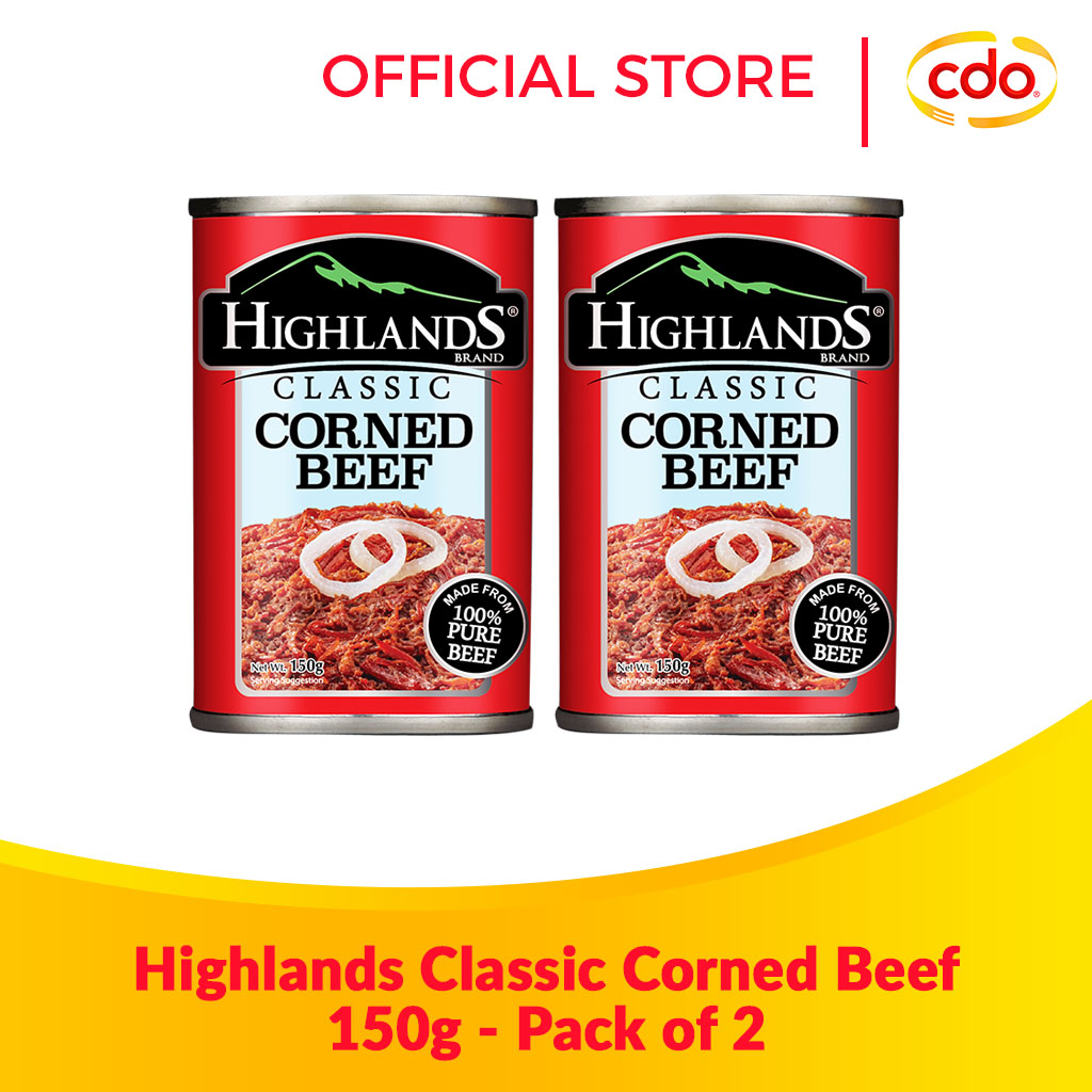 HIGHLANDS Classic Corned Beef 150g - Pack of 2 | Lazada PH