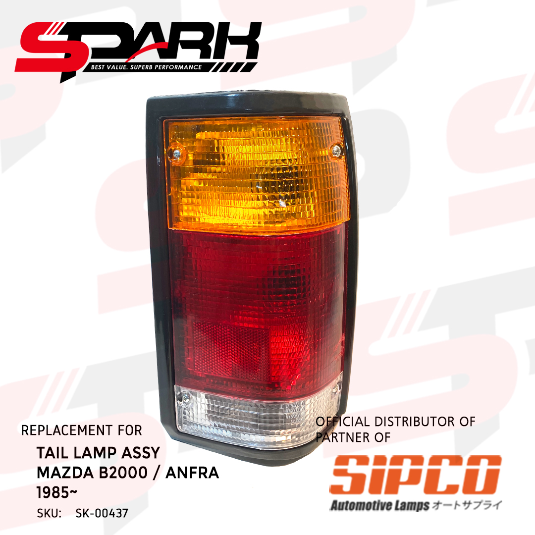 Mazda Anfra Bongo B2000 B22 B-22 1985 Tail Lamp Assy Rear Light Tail ...