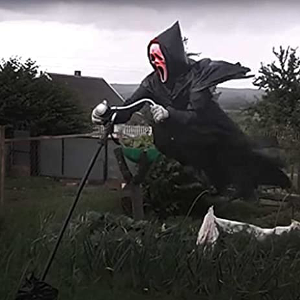 DSFSI Tree Yard Black Porch Scary Hanging Home Ghostface Scarecrow ...