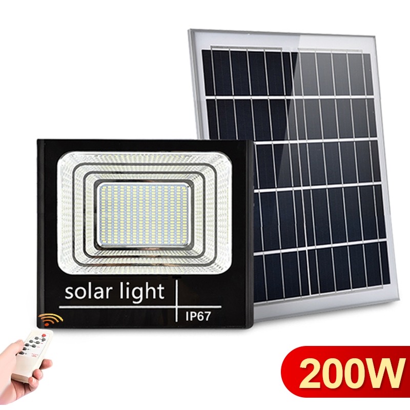 SOLAR LED Flood Solar Light 100W Outdoor Street Lamp Waterproof IP67 ...