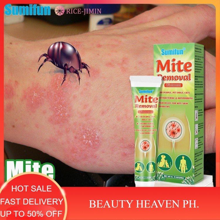 Sunifum Herbal Mite Removal Cream Antibacterial and Quick Relief of ...