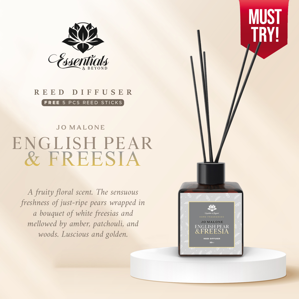 BUY 1 TAKE 1 of Your Choice | E&B Reed Aroma Diffuser (50ml) | Lazada PH