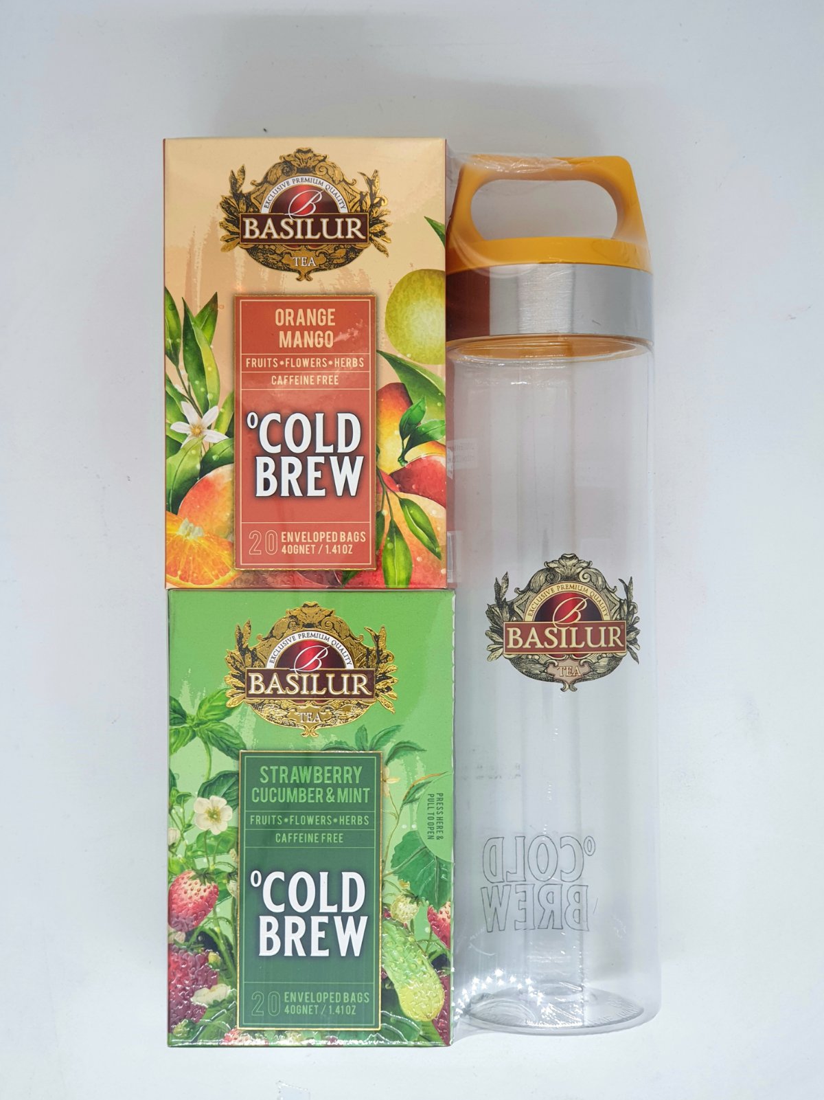 BASILUR TEA "Limited Collection" SET E with free Cold Brew Tumbler ...