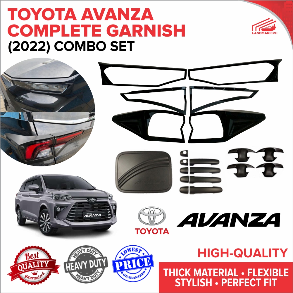 Toyota Avanza 2022 Garnish Matt Black / Complete Set / Garnish Cover / Perfect Fit Warranty ...