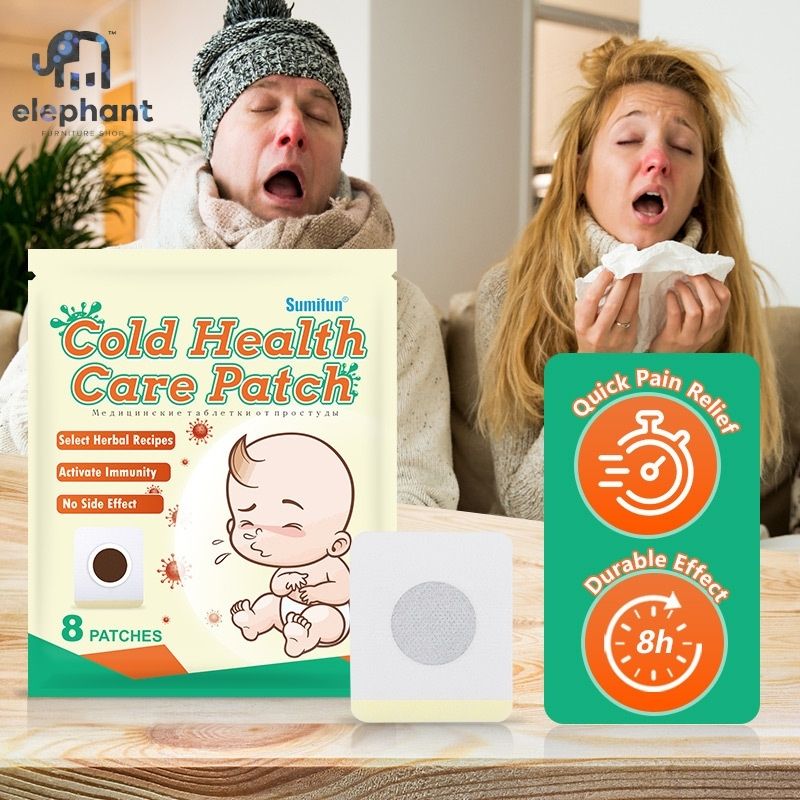 Elephant.authentic 8 PCSNo Cough PATCHES || Organic Herbal Cough Relief ...