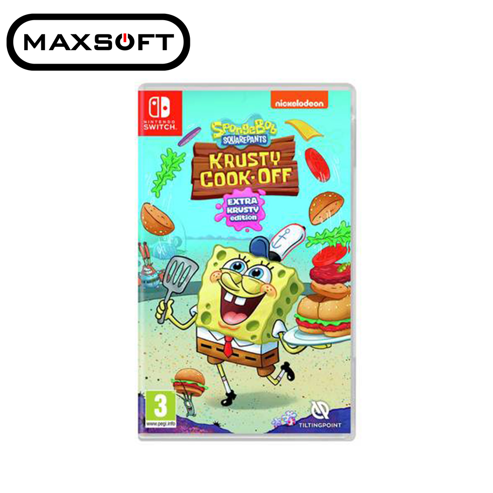Nintendo Switch Spongebob Squarepants Krusty Cook-off Extra Krusty ...