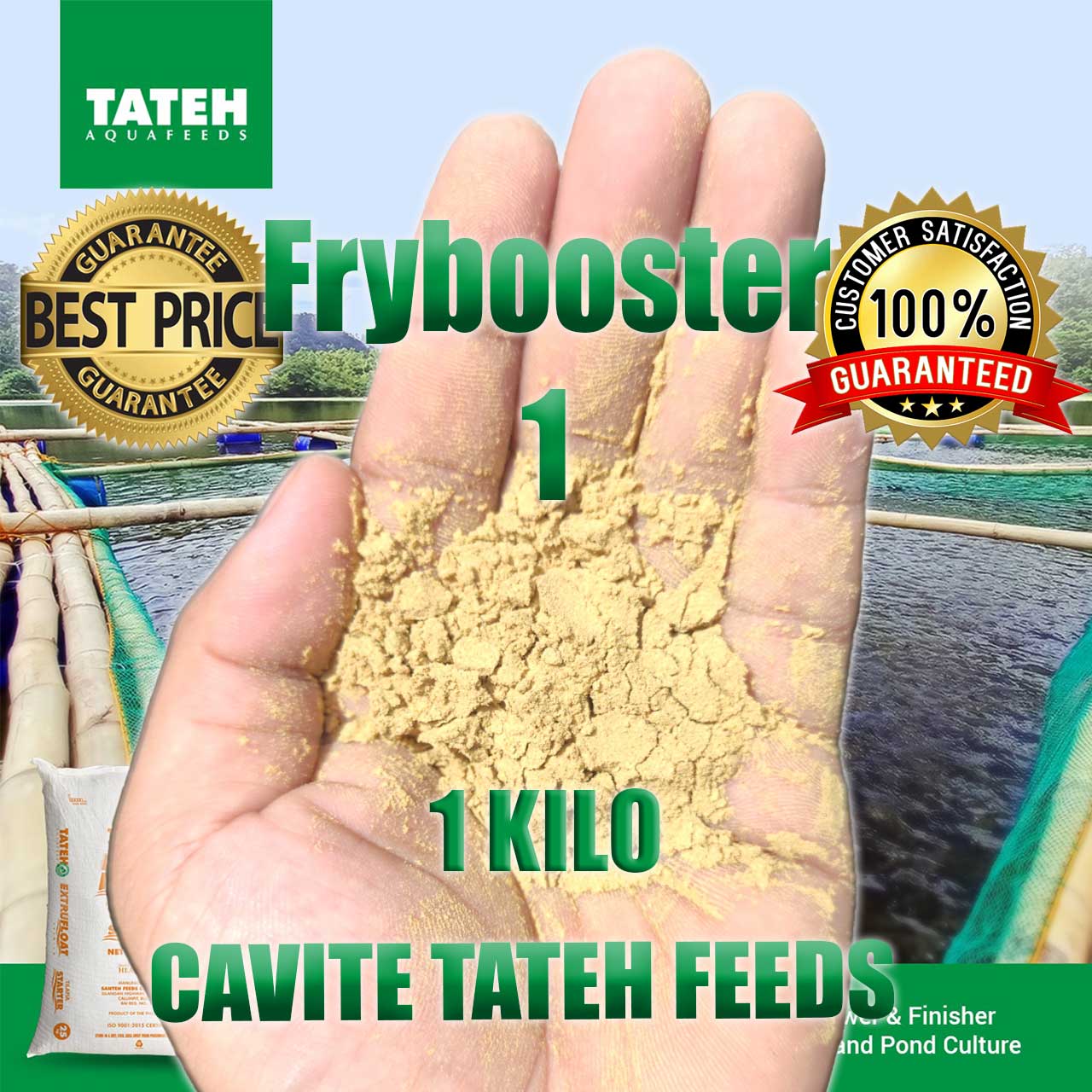 fry booster 1 1KG Tateh Aquafeeds Good for all kinds of newborn fish ...