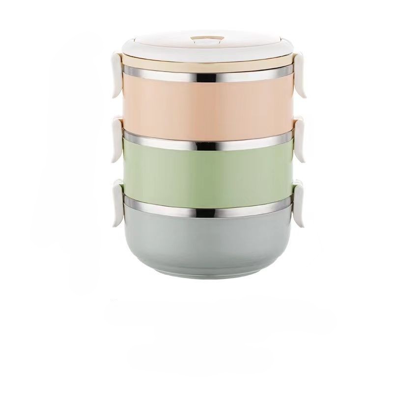 WestGoods Stackable Thermal Lunch Box Stainless Steel Hot Food Bento ...