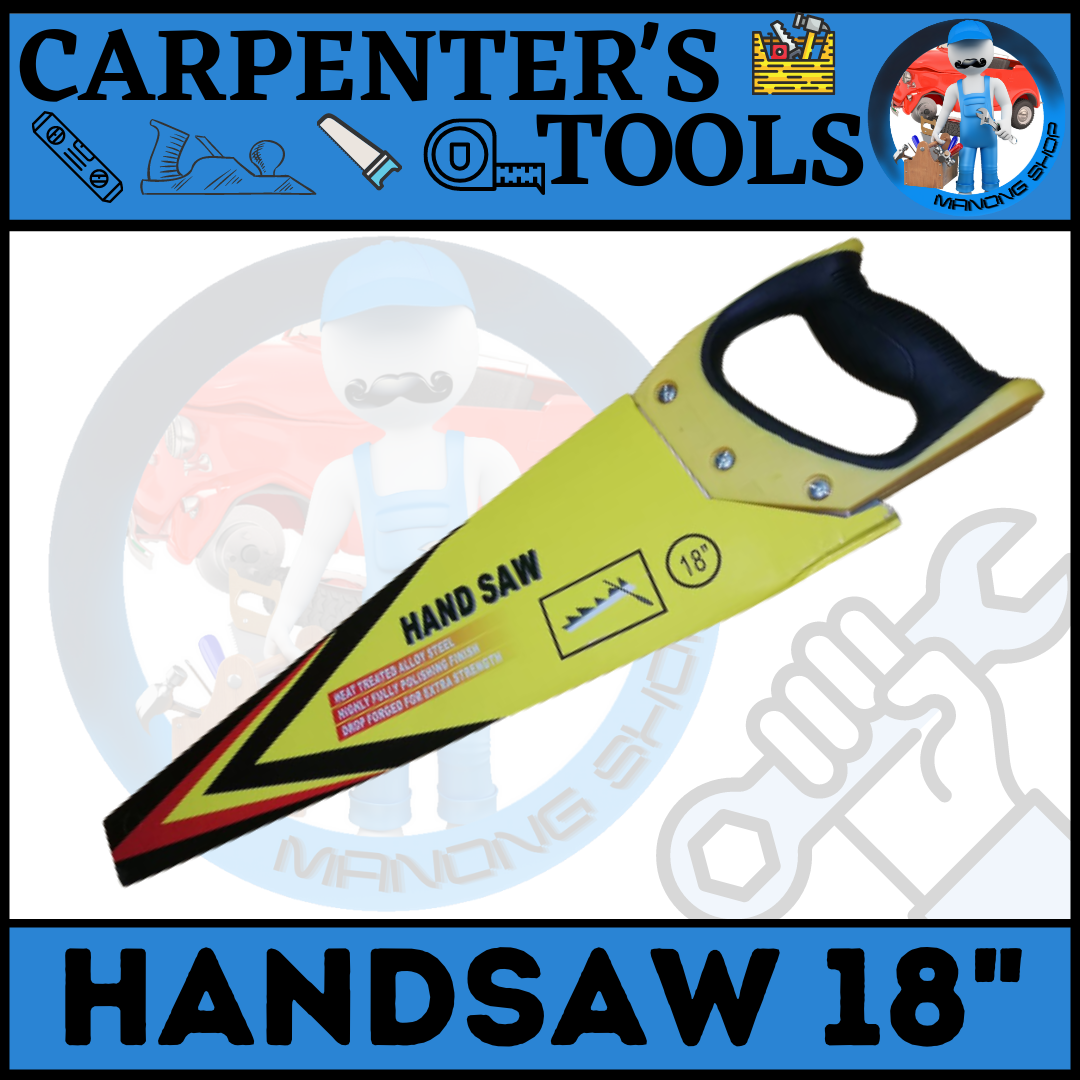 Manong Shop Handsaw 18" Compass Saw Carpenters Tool For Woodworks ...