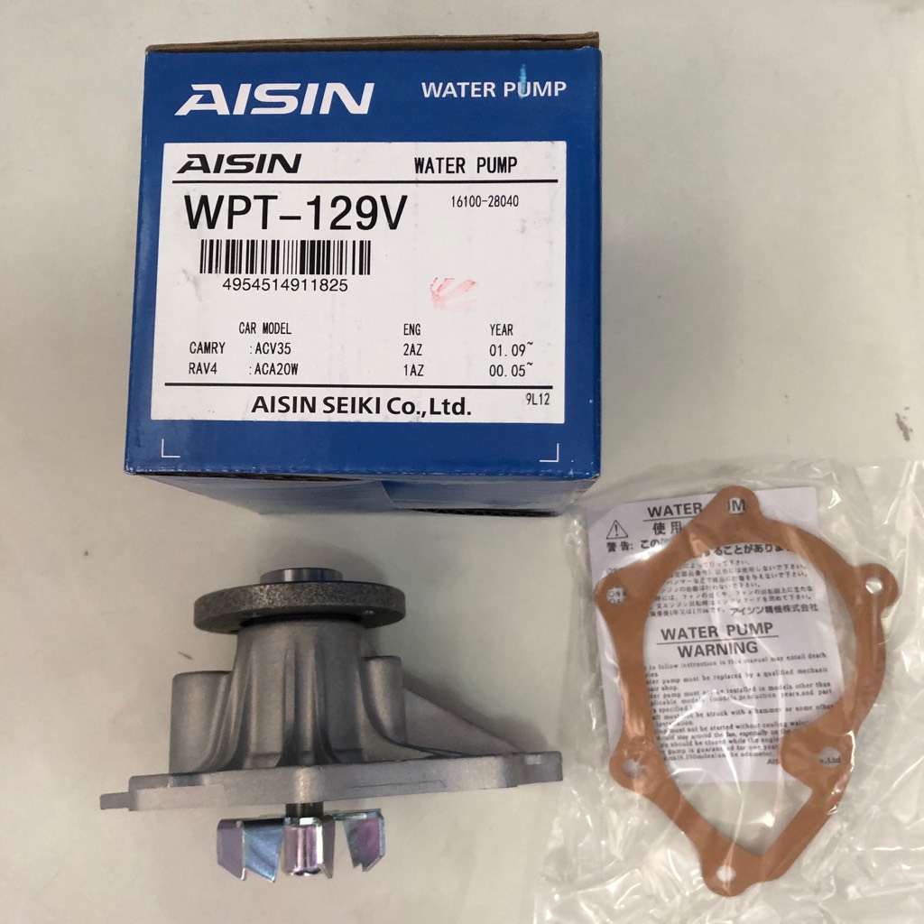 ORIGINAL/GENUINE AISIN WATER PUMP FOR TOYOTA RAV4/CAMRY 1AZ/2AZ ENGINES ...