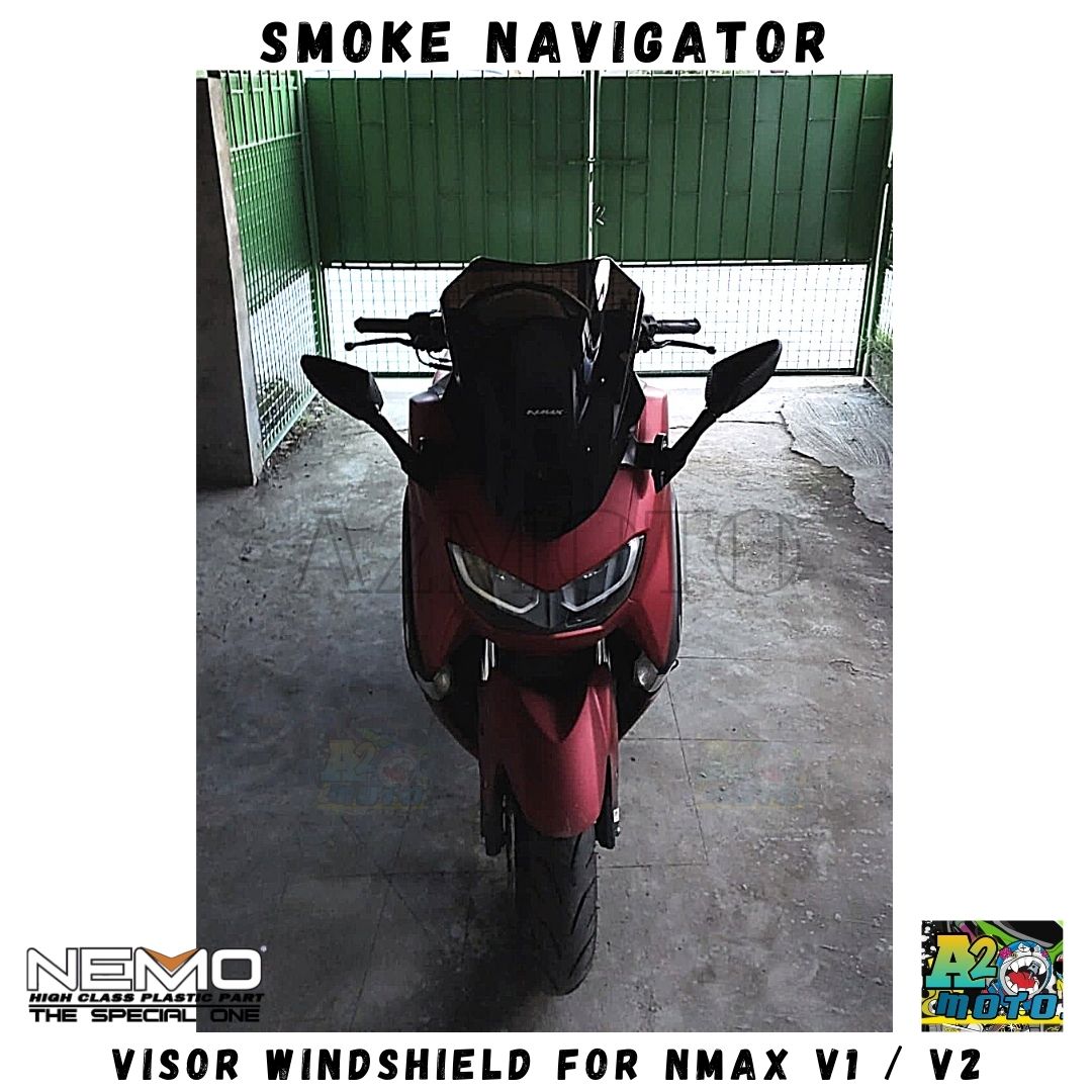 NMAX V2 V1 WINDSHIELD VISOR NEMO Navigator | Lazada PH