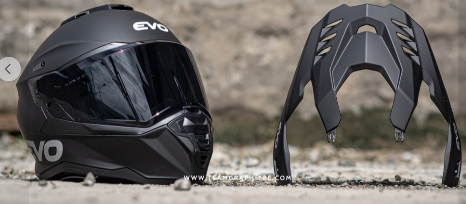 EVO DX7 MONO MATTE BLACK DUAL SPORT HELMET | Lazada PH