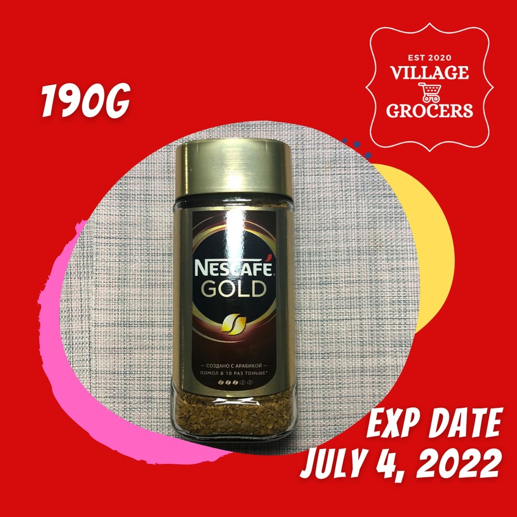 Lucie Nescafe Gold Premium Instant Coffee Net Weight 190g Made in ...