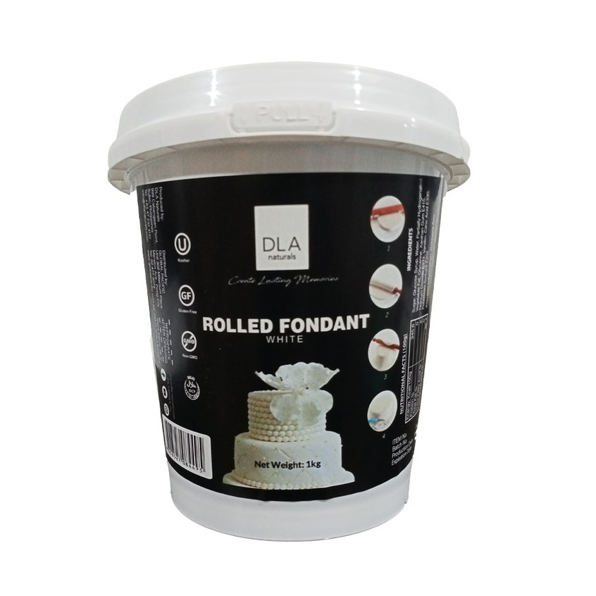 DLA Naturals Rolled Fondant White 1kg | Lazada PH