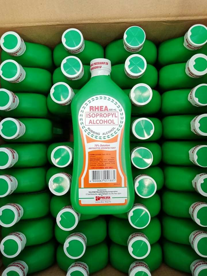 Alcohol (Rhea Isopropyl Alcohol with Moisturizer 70 % 500 ml) | Lazada PH