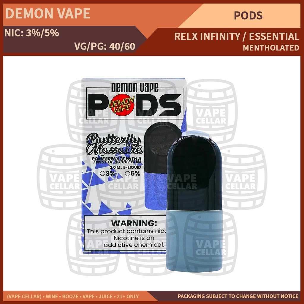 VAPE Demon Vape Pods Butterfly Massacre (3 5 ) [ 002] [UZYM0822 ...