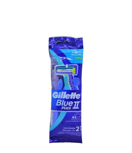 GILLETTE Blue II Plus Ultra Grip Handle Pack 2s | Lazada PH